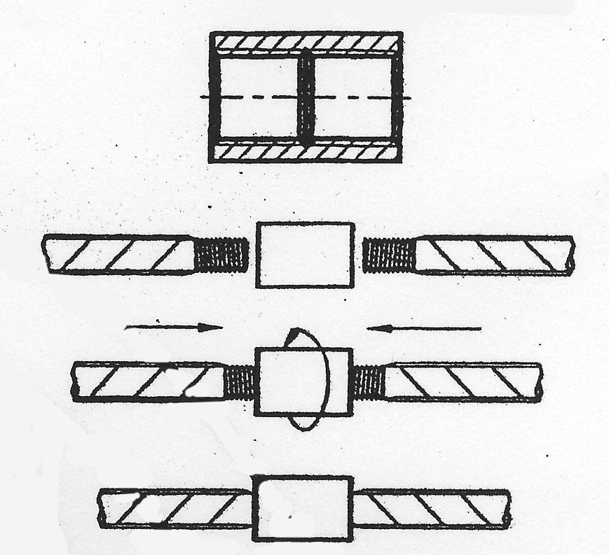 Right and Left Thread Rebar Coupler